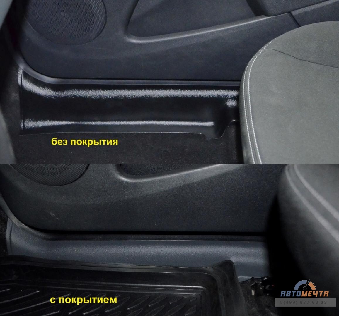 Накладки на ковролин (передние + задние, 4 шт) Рено Дастер 2012-2020 ...